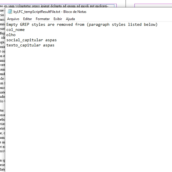 Remove empty GREP styles – lfcorullon scripts Remove empty GREP styles – lfcorullon scripts